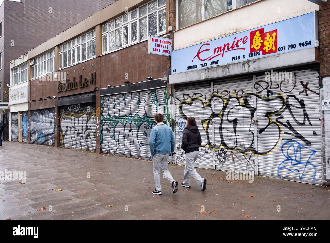 Run down part of london hi-res stock photography and images - Alamy