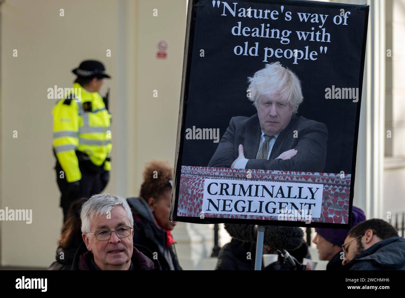 On the first day that Boris Johnson attended the UK Covid-19 Enquiry ...