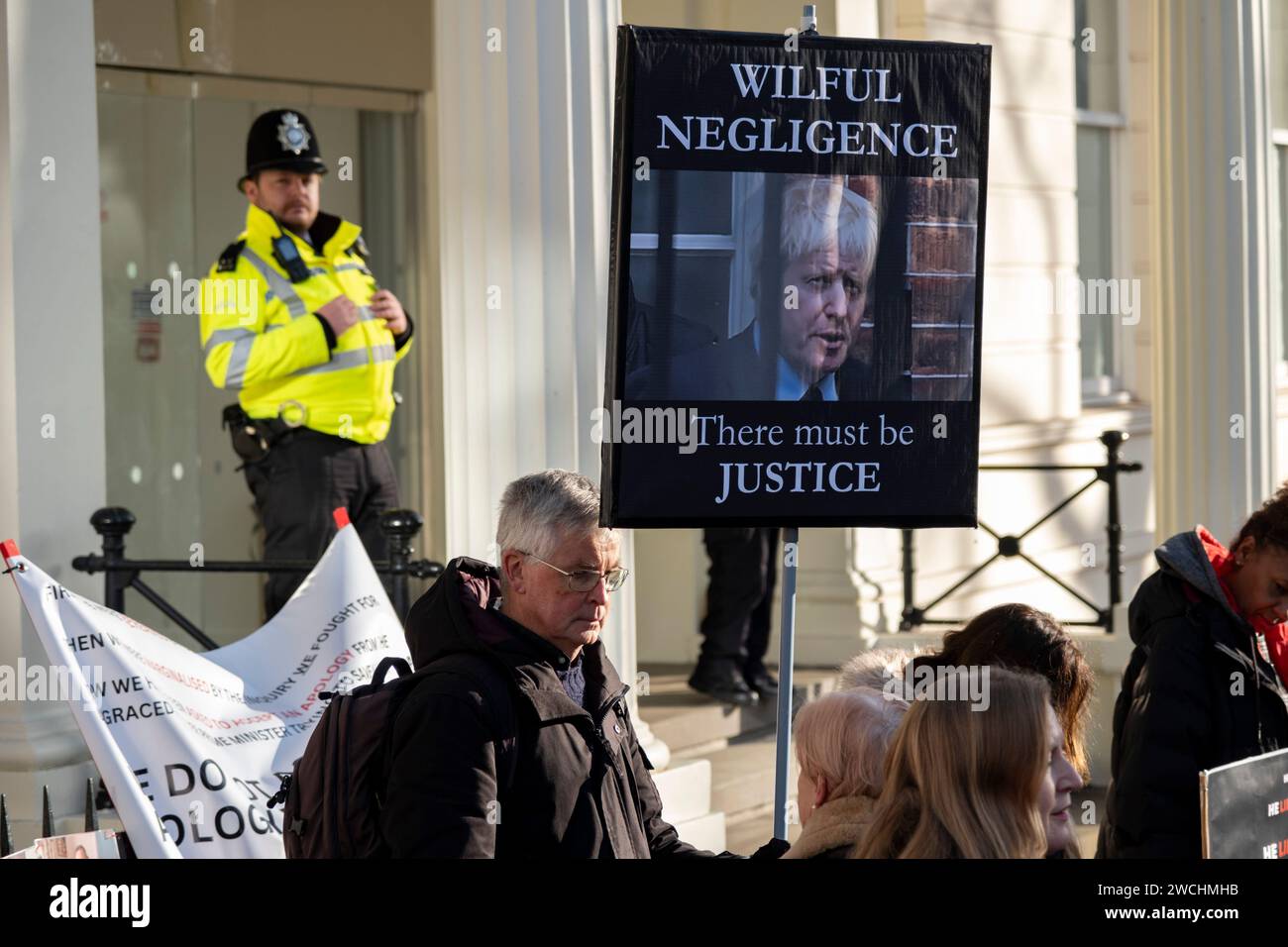 On the first day that Boris Johnson attended the UK Covid-19 Enquiry ...