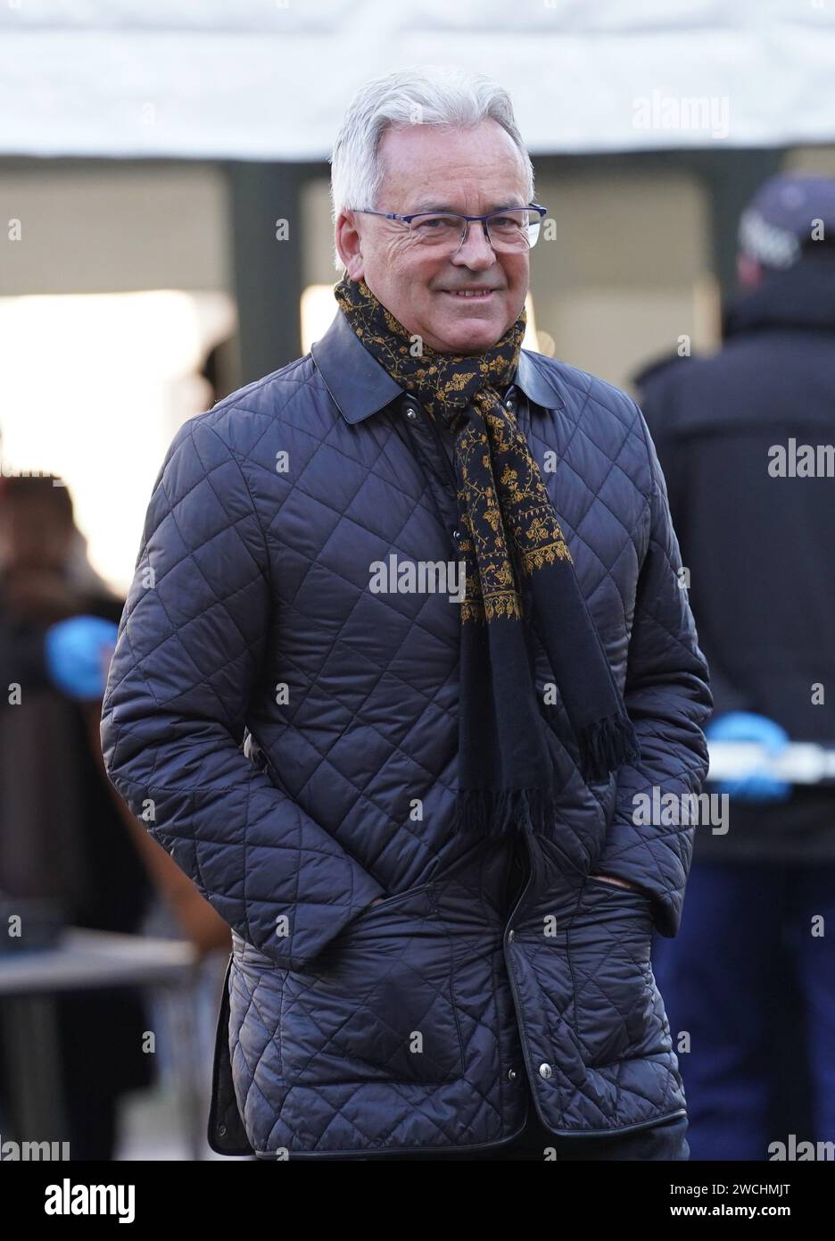 Alan Duncann arrives for a Service of Thanksgiving for the life and ...