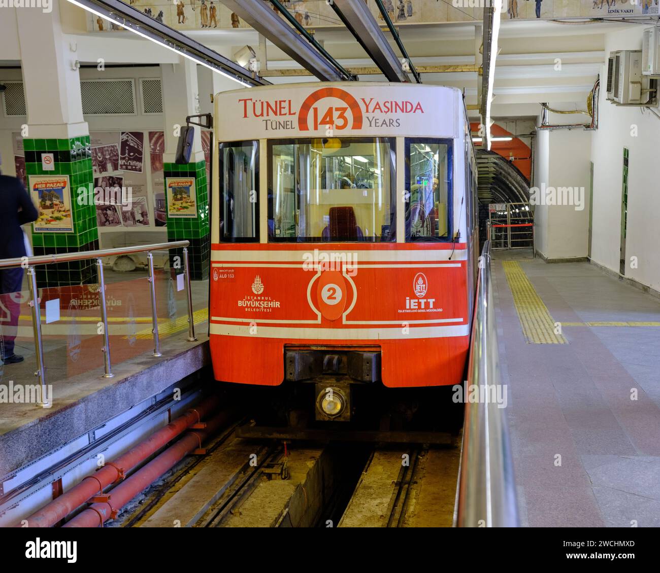 Tunel Yasinda, historic, underground, rubber-tyred funicular line in ...