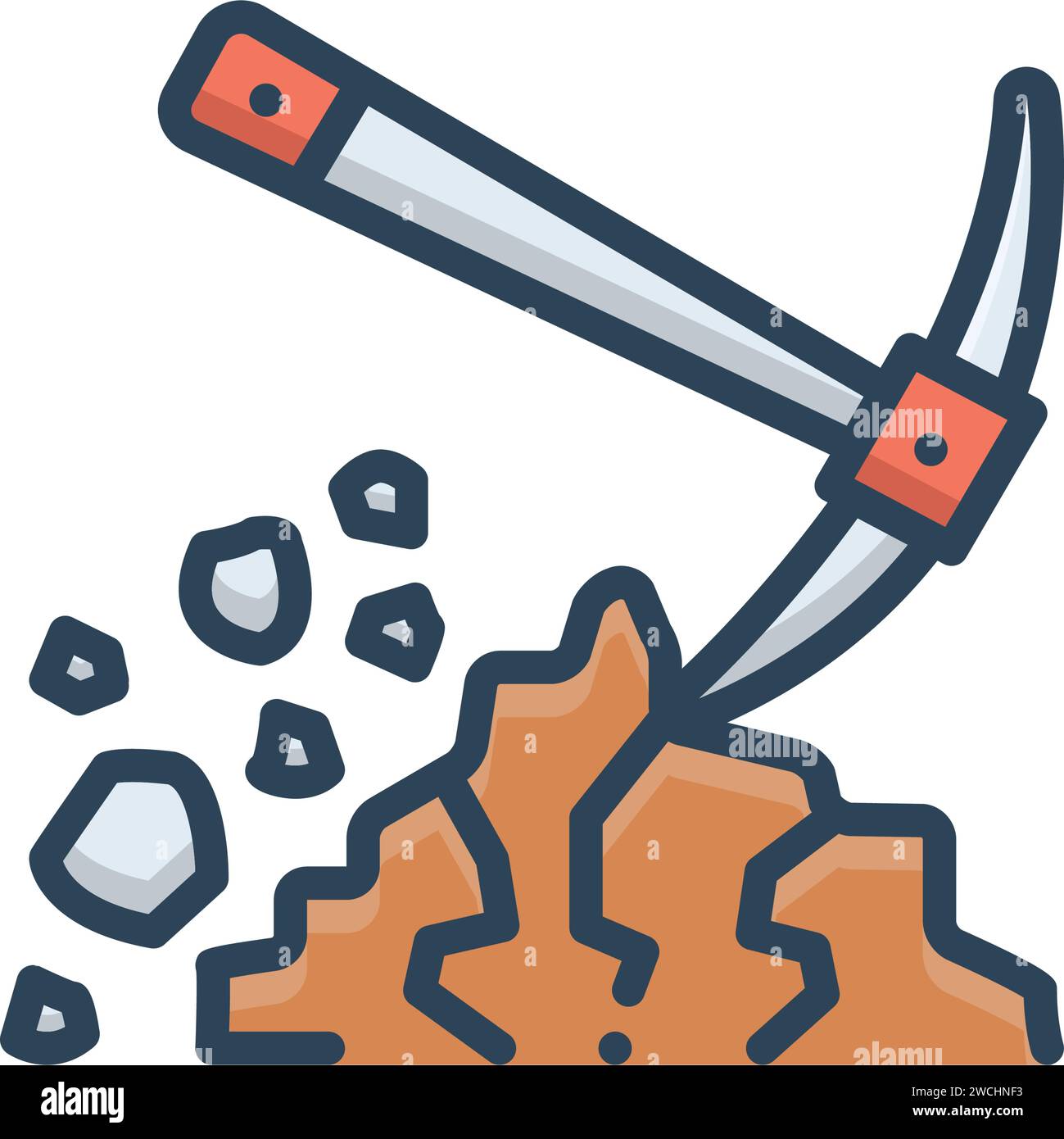 Digging symbol Cut Out Stock Images & Pictures - Alamy