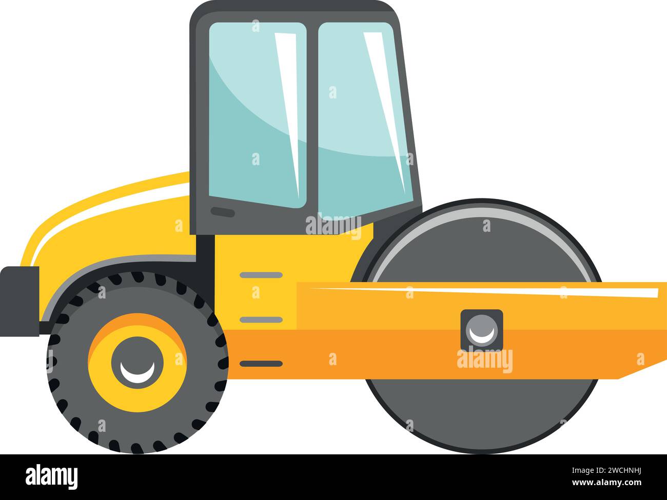 Steam road roller Stock Vector Images - Alamy