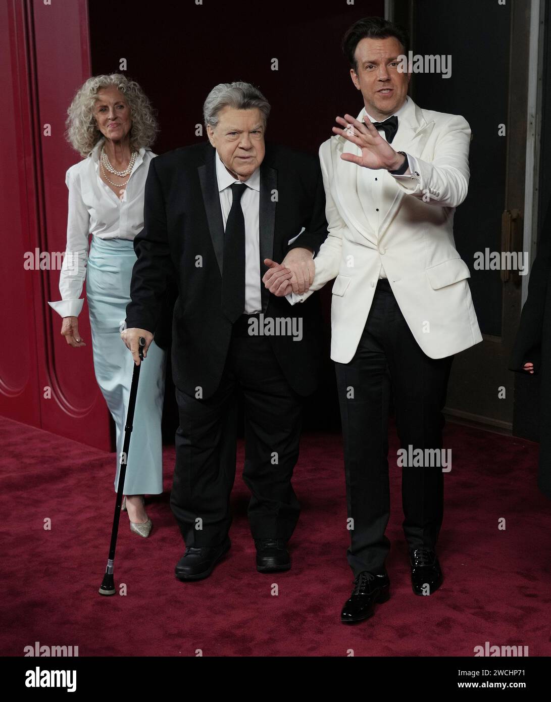 Los Angeles, USA. 15th Jan, 2024. (L-R) Bernadette Birkett, George ...