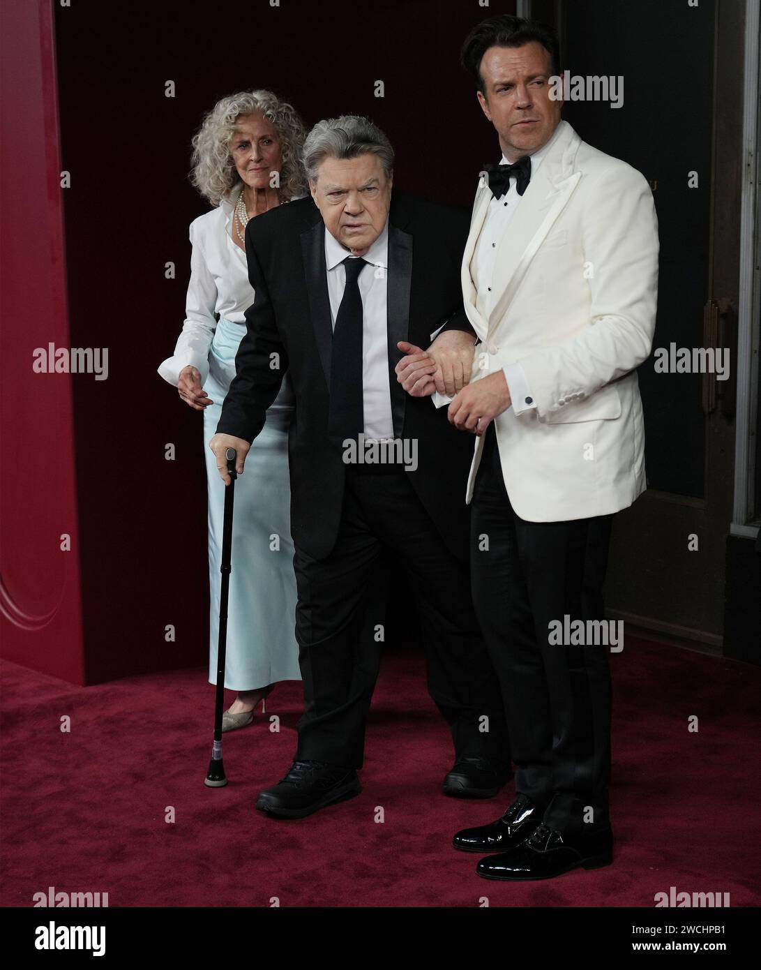 Los Angeles, USA. 15th Jan, 2024. (L-R) Bernadette Birkett, George ...