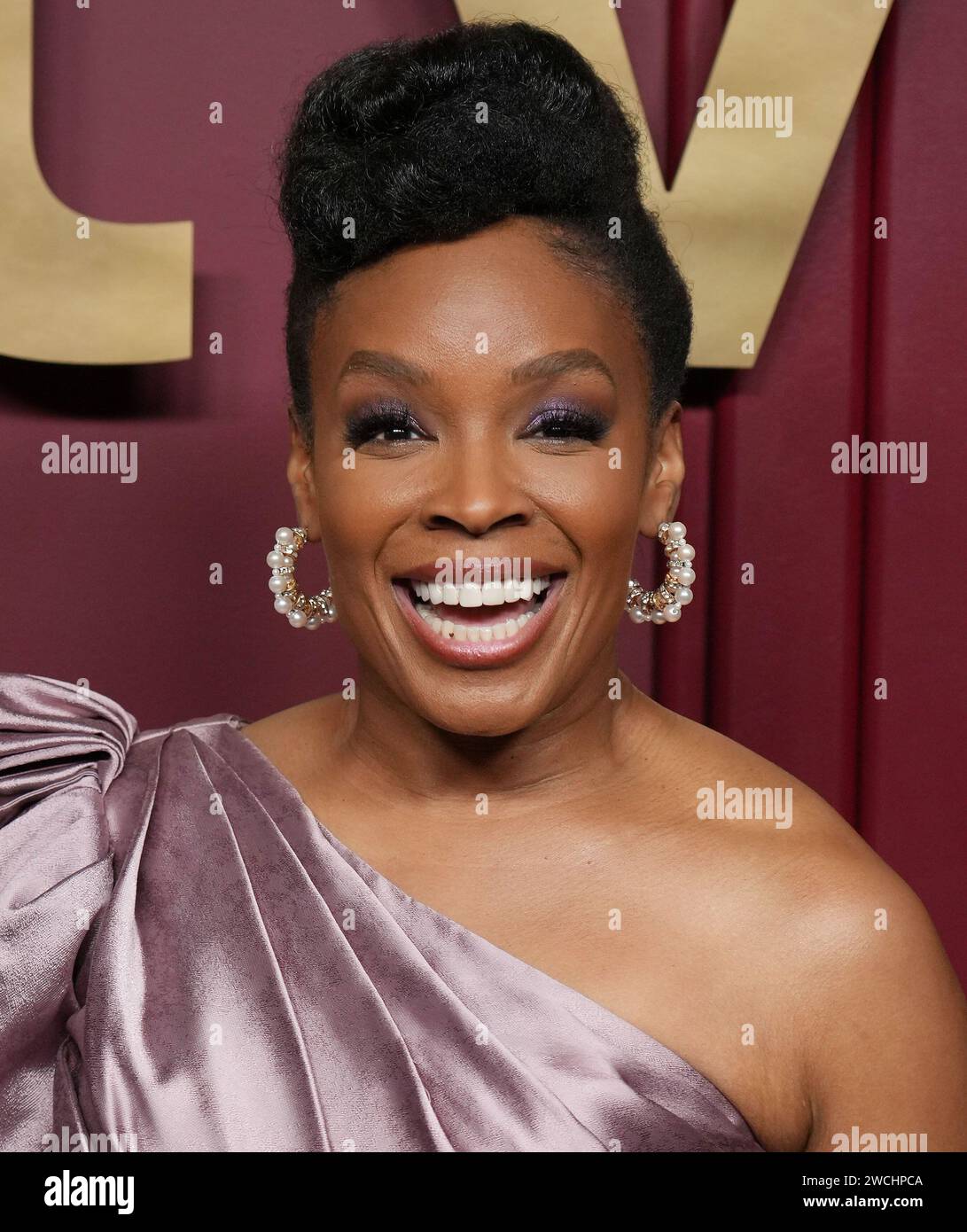 Los Angeles, USA. 15th Jan, 2024. Amber Ruffin arrives at the Apple TV ...