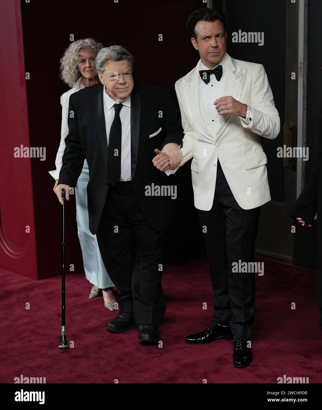 Los Angeles, USA. 15th Jan, 2024. (L-R) Bernadette Birkett, George ...