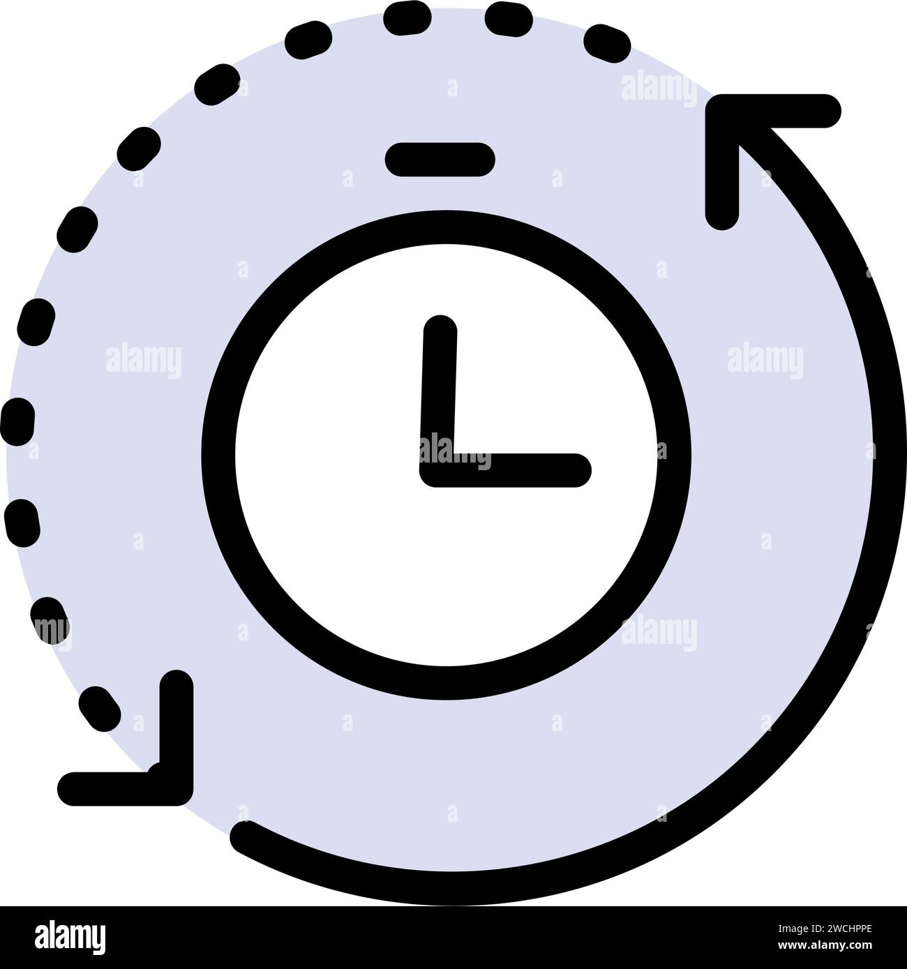 Time icon design. Task time icon in modern color flat style design ...