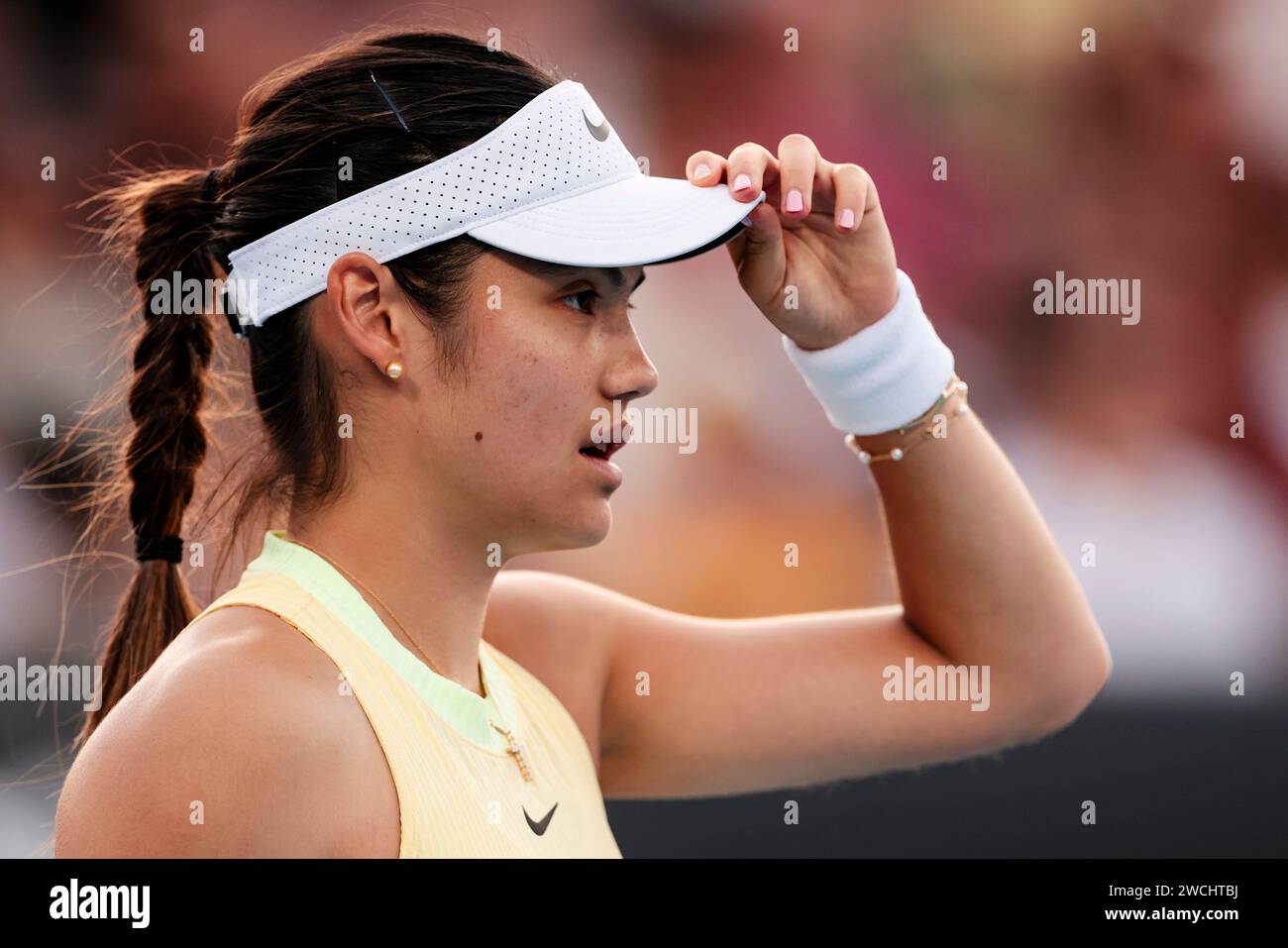 Melbourne, Australia, 16th Jan, 2024. Tennis player Emma Raducanu from ...