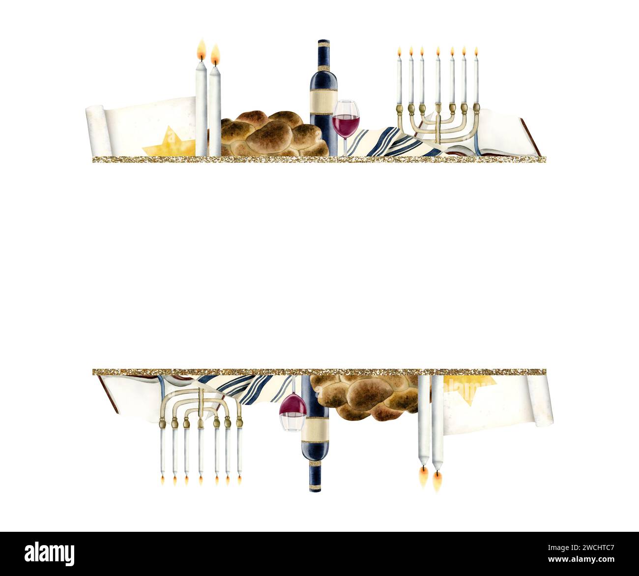 Shabbat shalom card traditional hi-res stock photography and images - Alamy