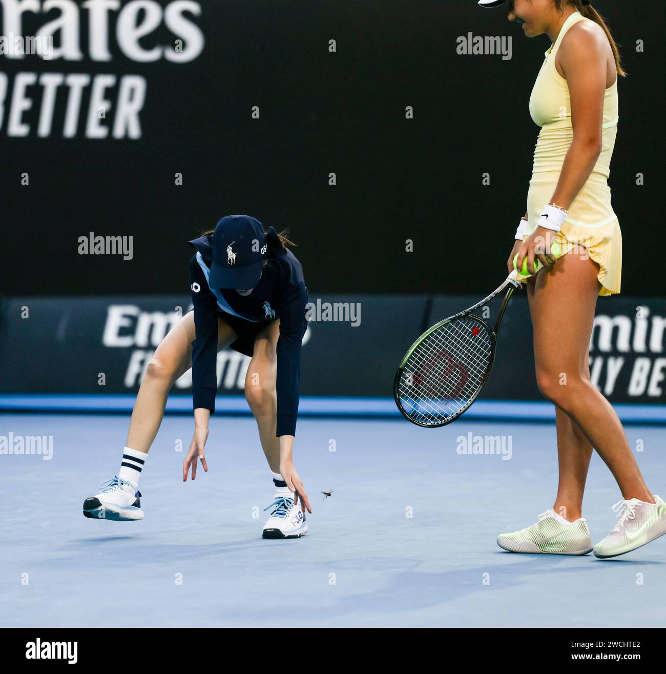 Melbourne, Australia, 16th Jan, 2024. Tennis player Emma Raducanu from ...