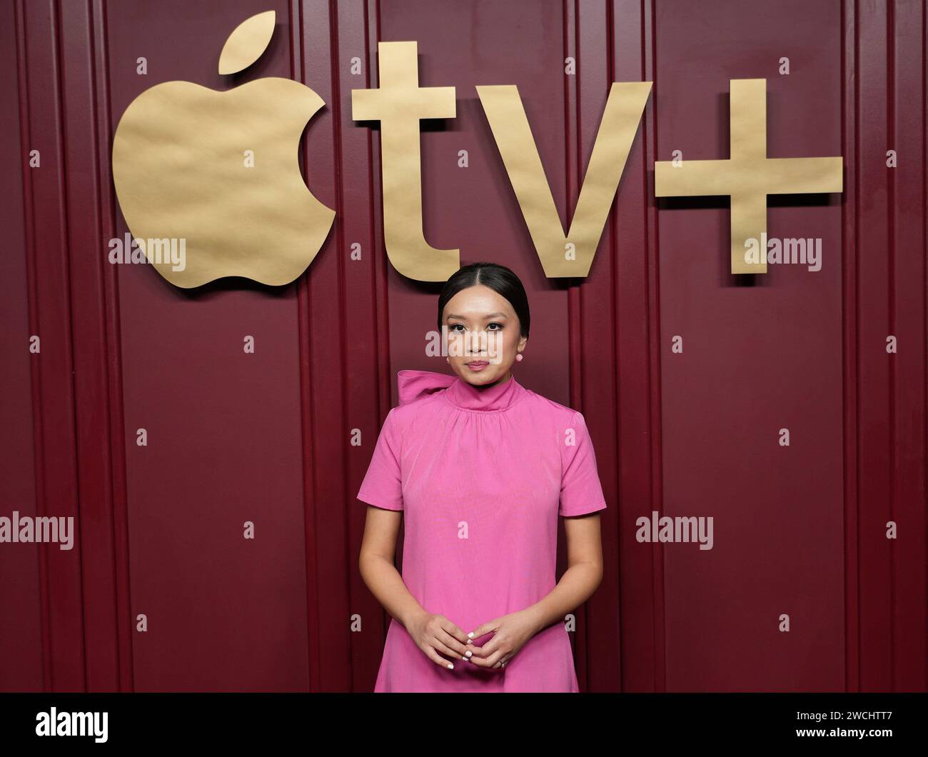 Los Angeles, USA. 15th Jan, 2024. Cynthy Wu arrives at the Apple TV 's ...