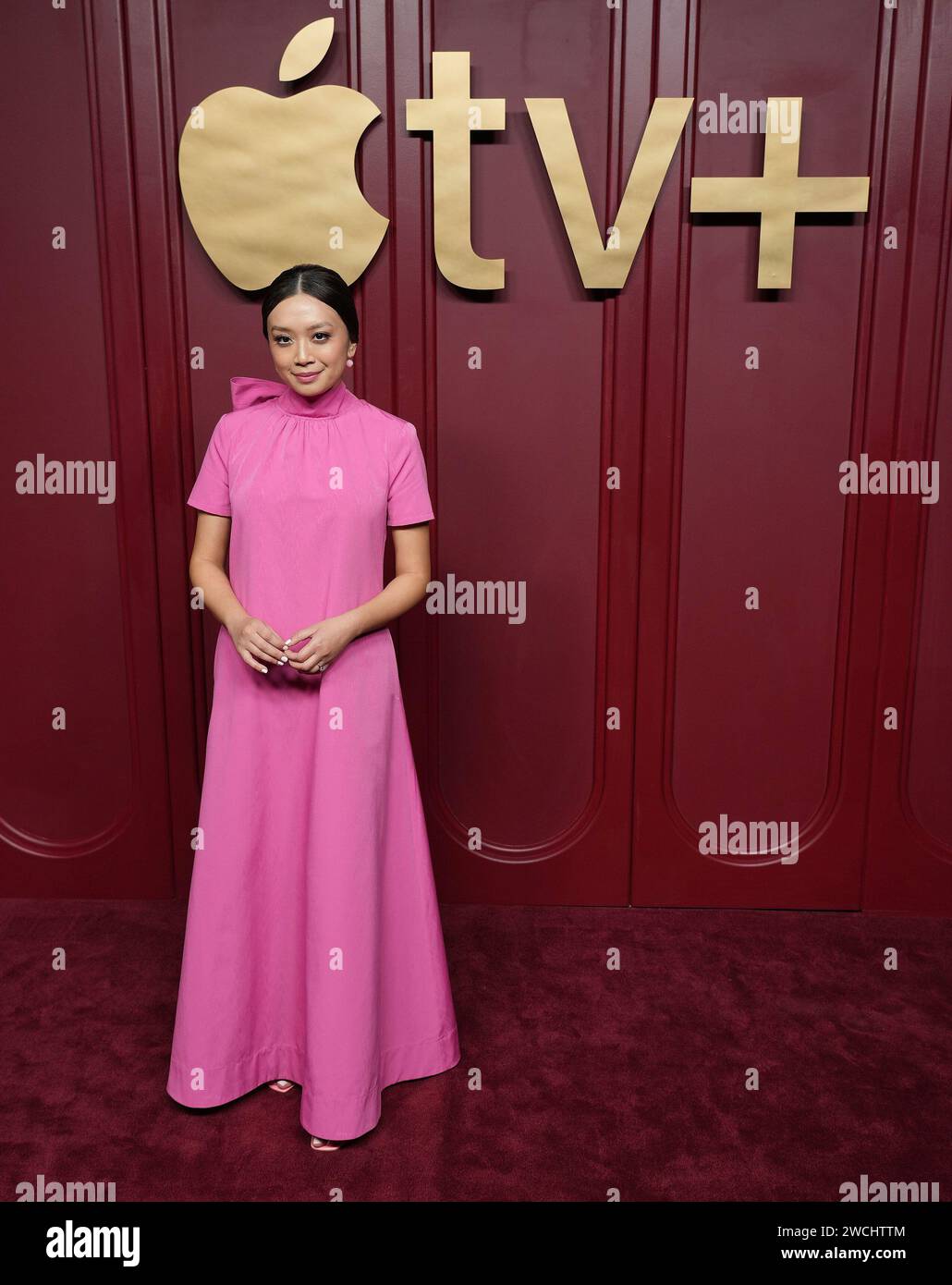 Los Angeles, USA. 15th Jan, 2024. Cynthy Wu arrives at the Apple TV 's ...