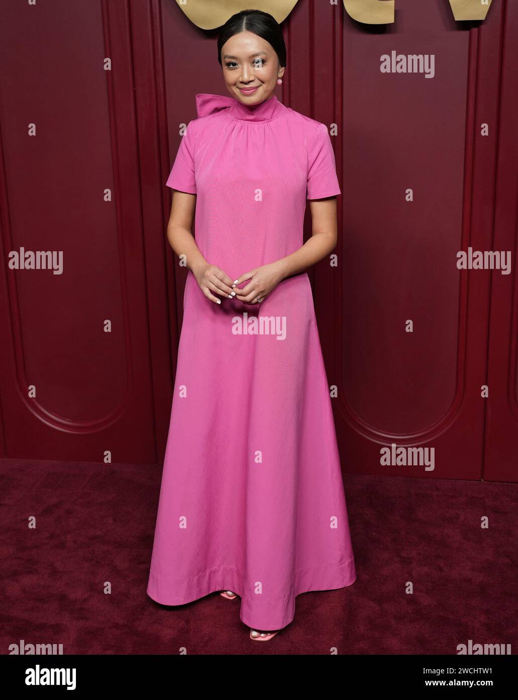 Los Angeles, USA. 15th Jan, 2024. Cynthy Wu arrives at the Apple TV 's ...