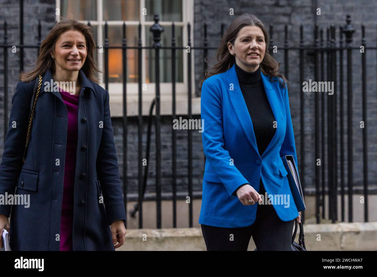 Downing Street, London, UK. 16th January 2024. Culture Secretary, Lucy ...