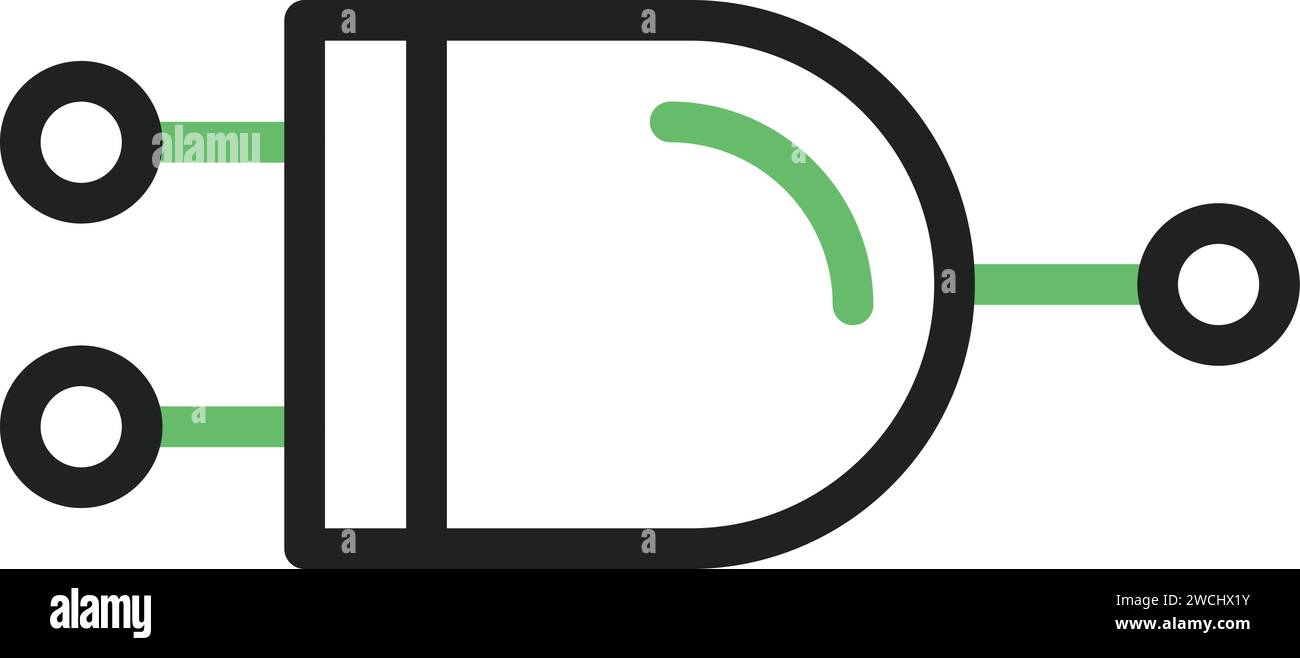 AND Gate icon vector image Stock Vector Image & Art - Alamy