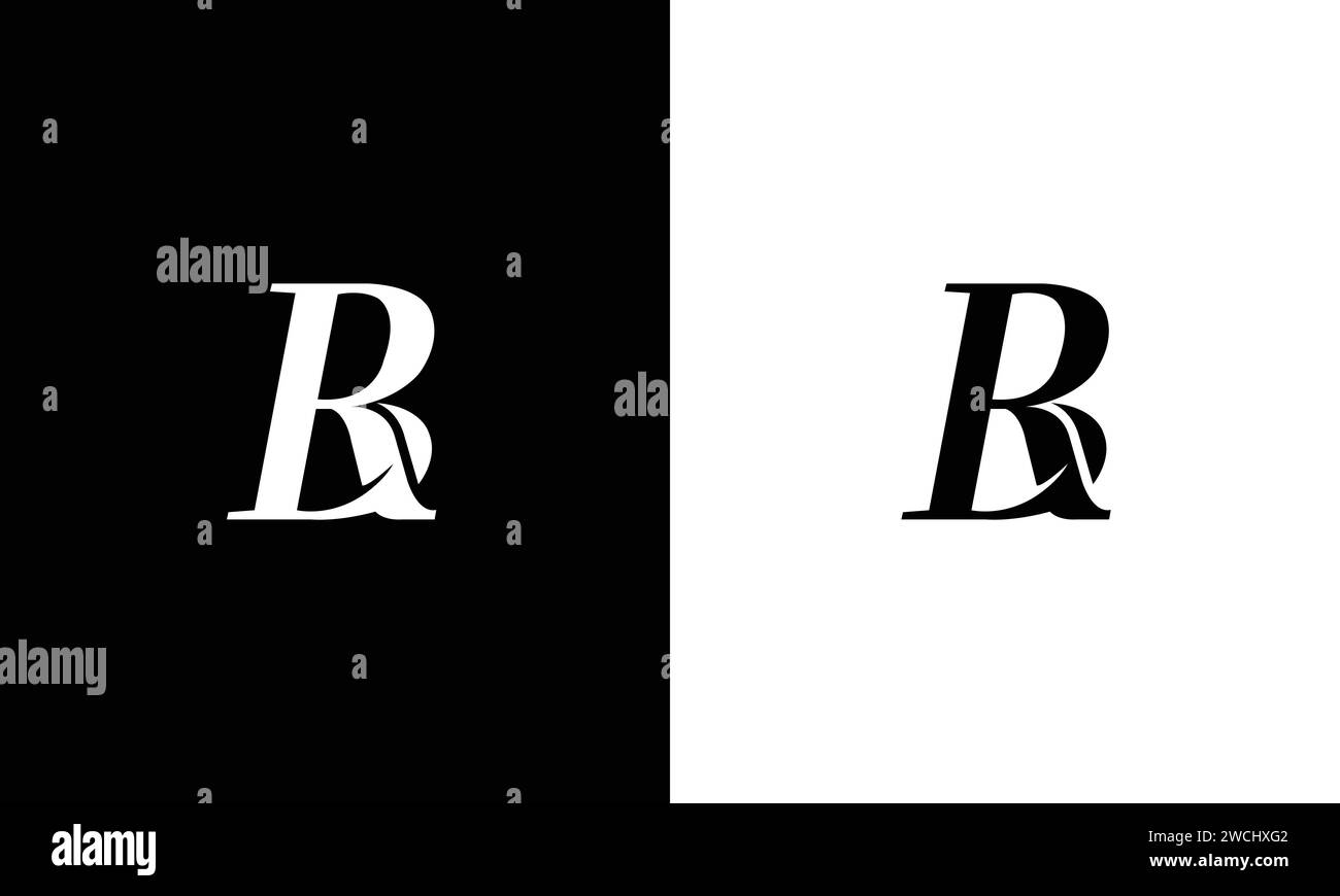 BR, RB, B, R Abstract Letters Logo Monogram Stock Vector Image & Art - Alamy