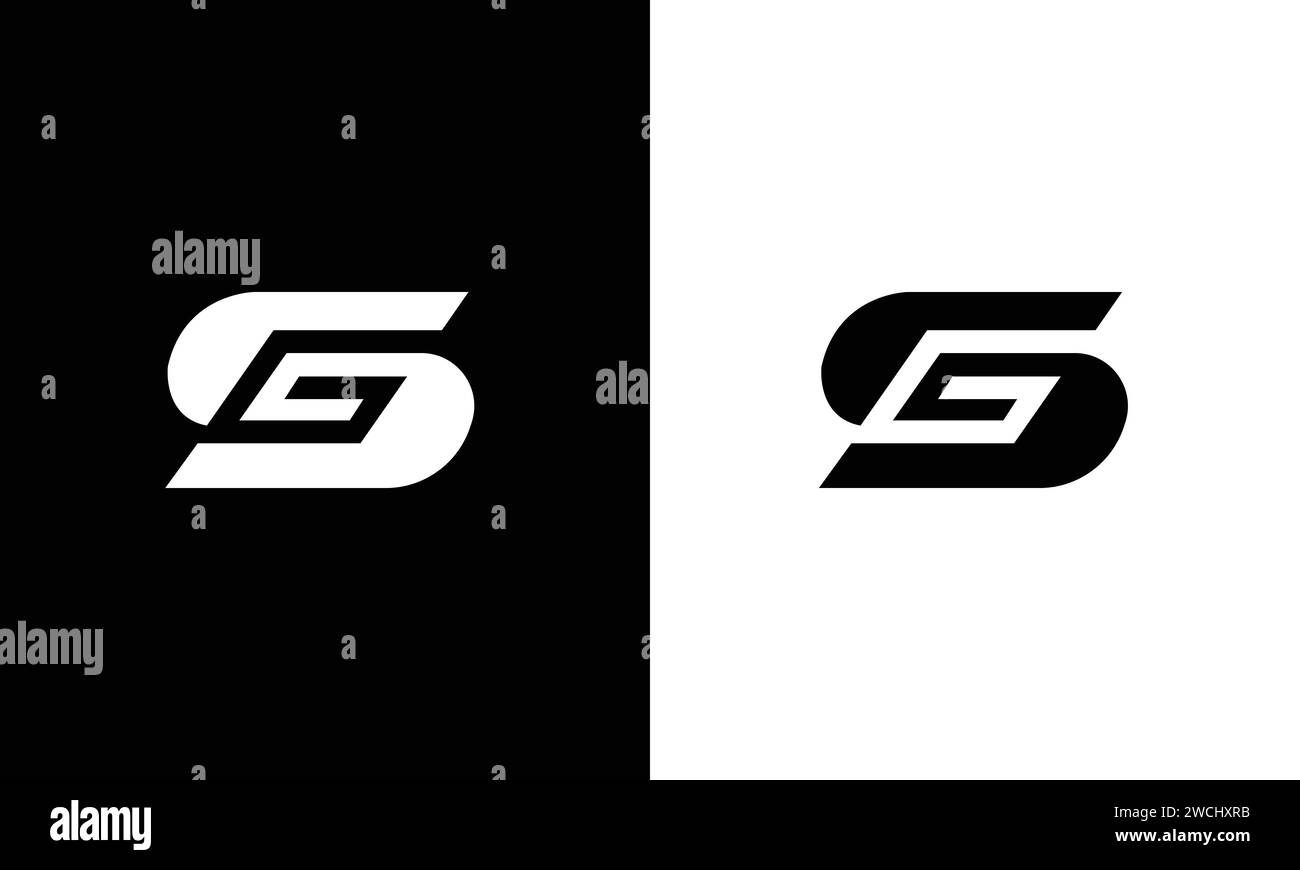 SG logo initial letter design Stock Vector Image & Art - Alamy