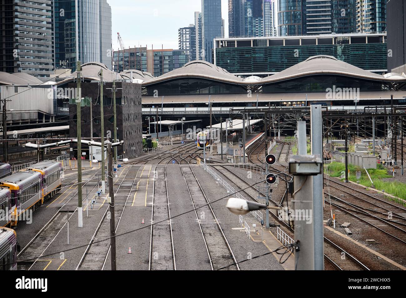 Empty railway yard hi-res stock photography and images - Alamy