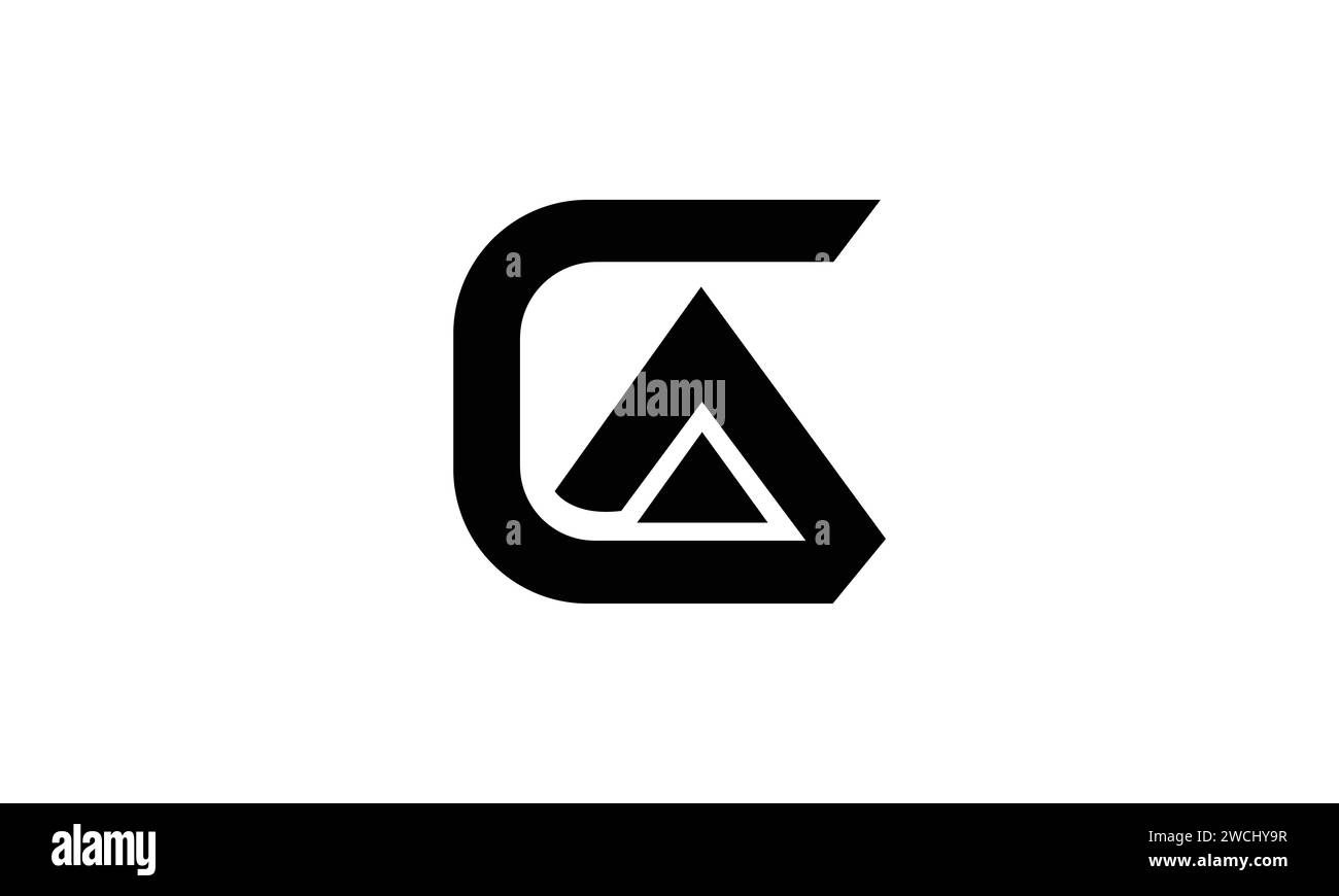 CA Logo Design, vector logo design Stock Vector Image & Art - Alamy