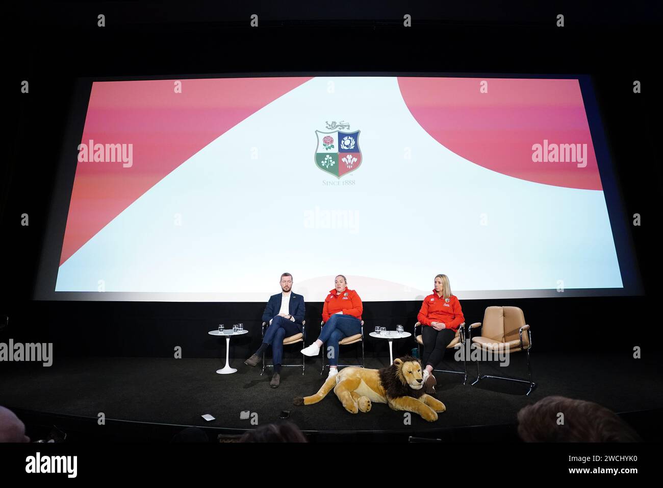 CEO of The British & Irish Lions and Lions Women Ben Calveley, Niamh ...