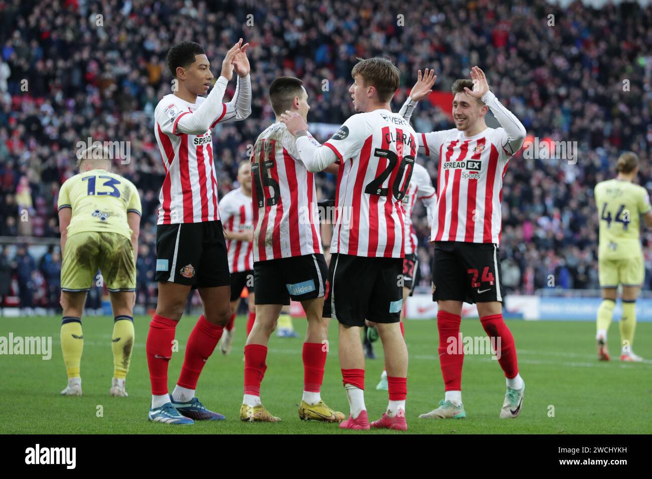 Nazariy Rusyn of Sunderland Celebrates scoring 2-0 - Sunderland v ...