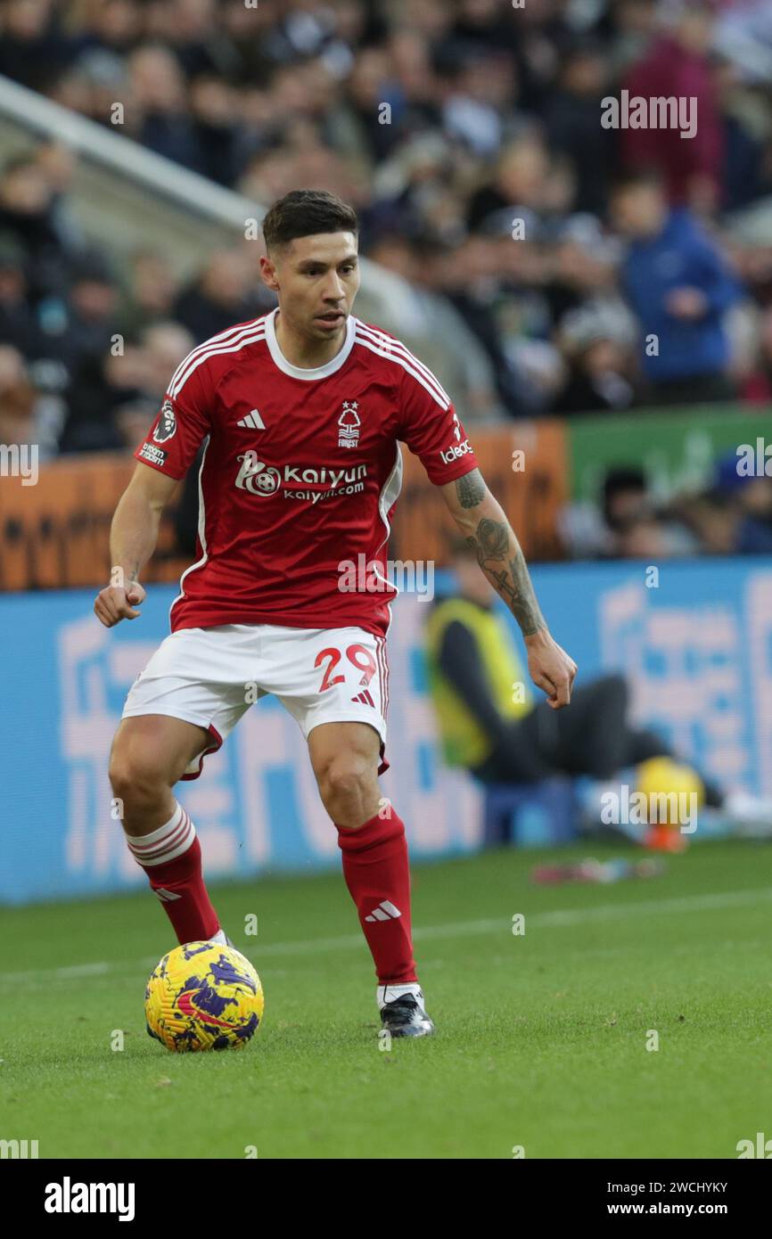 Gonzalo Montiel of Nottingham Forest - Newcastle United v Nottingham ...