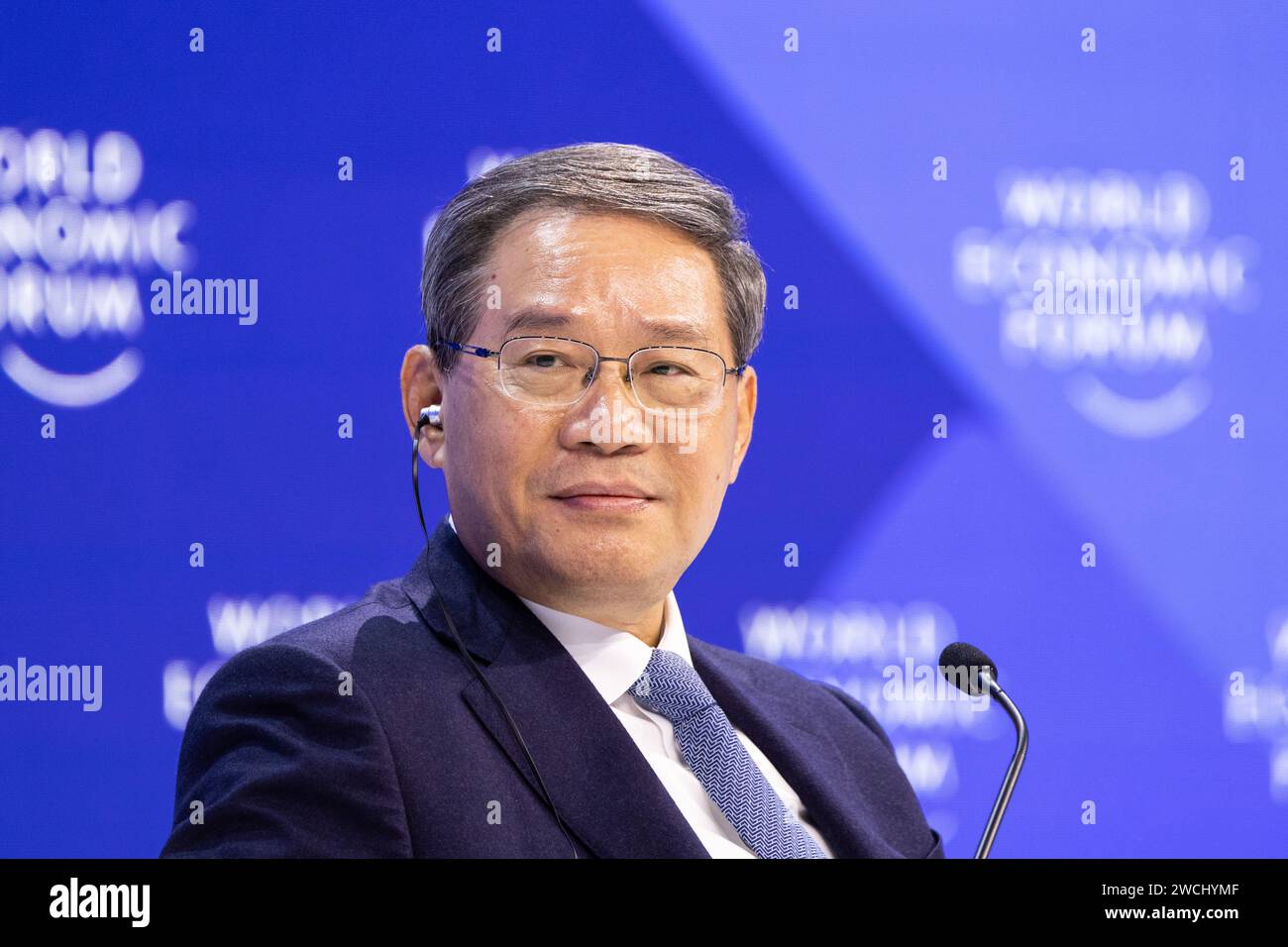 Davos, Switzerland. 16th Jan, 2024. Li Qiang, Prime Minister of the ...