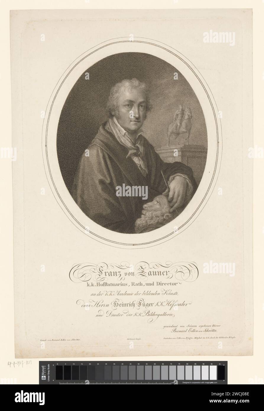 PortraT van Franz Anton Zauner, Carl Hermann Pfeiffer, after Bernhard ...