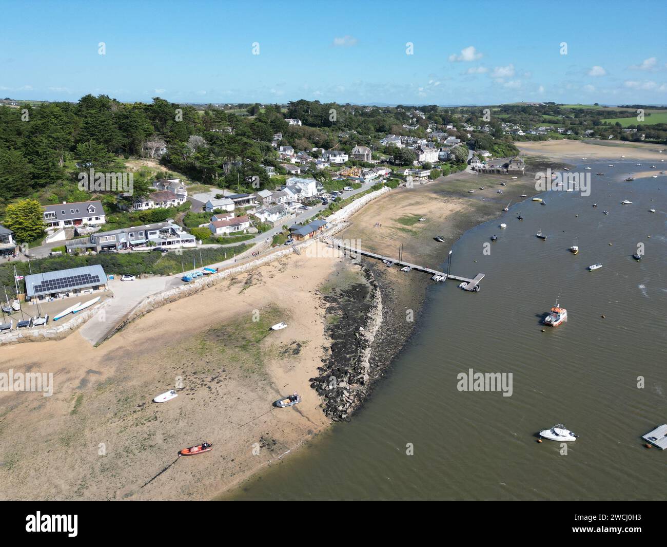 Padstow Cornwall UK drone , aerial , view from air Stock Photo - Alamy