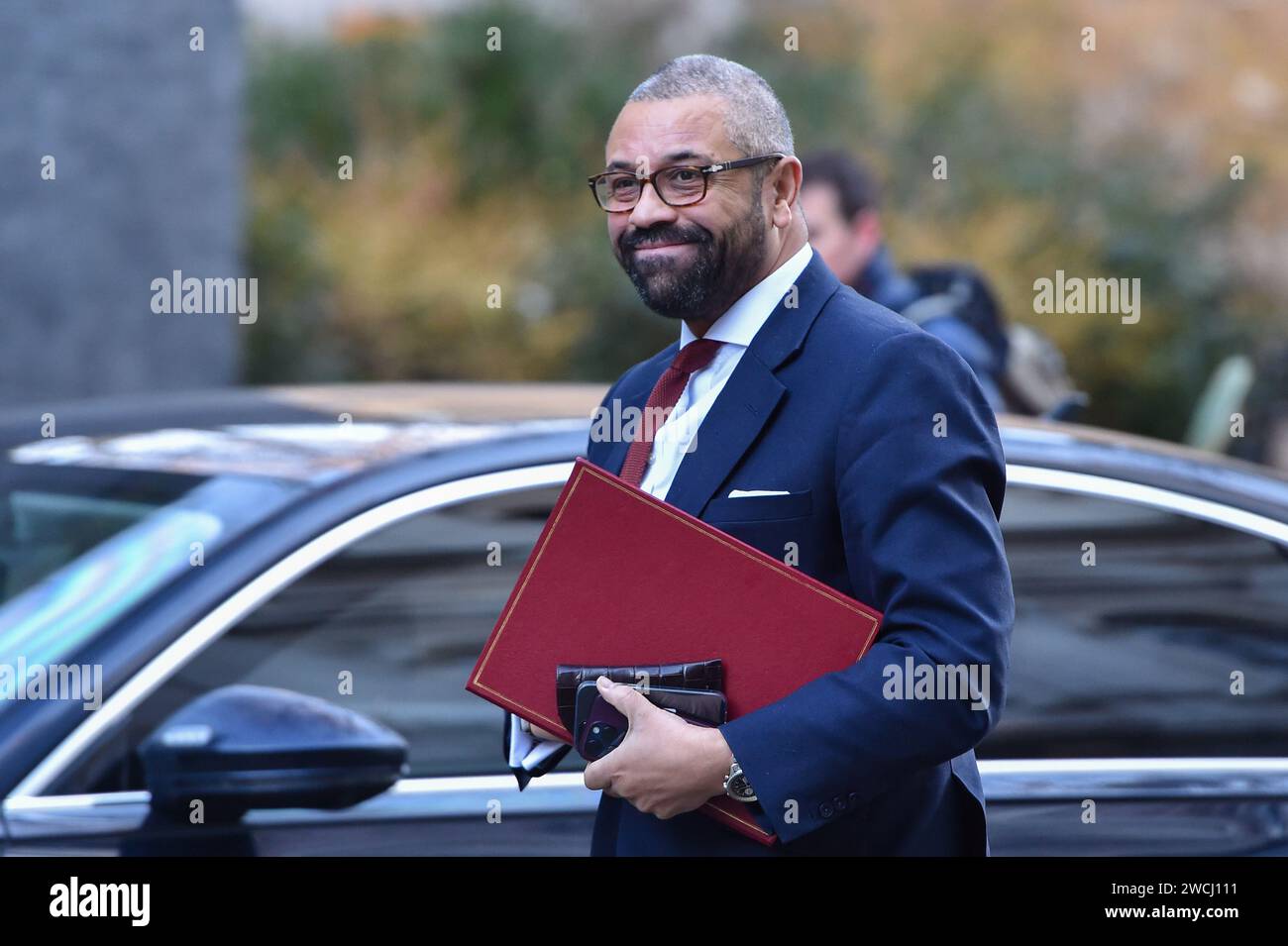 London, England, UK. 16th Jan, 2024. Home Secretary JAMES CLEVERLY ...