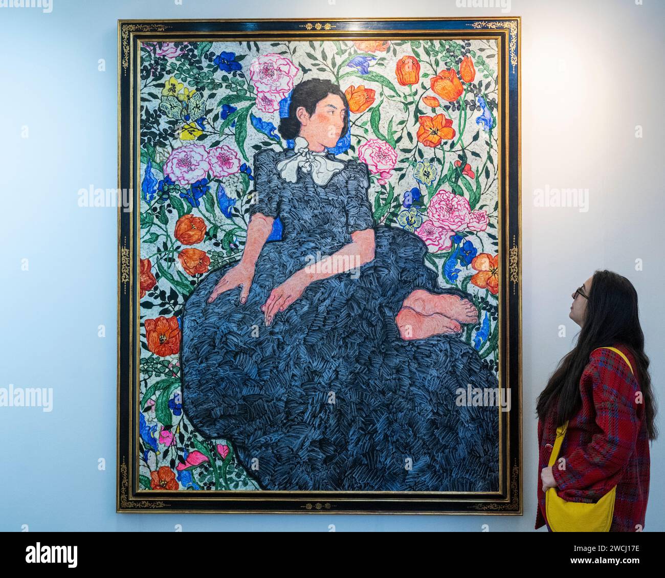 London, UK. 16th Jan, 2024. A staff member with 'Countess Augusta Ada ...