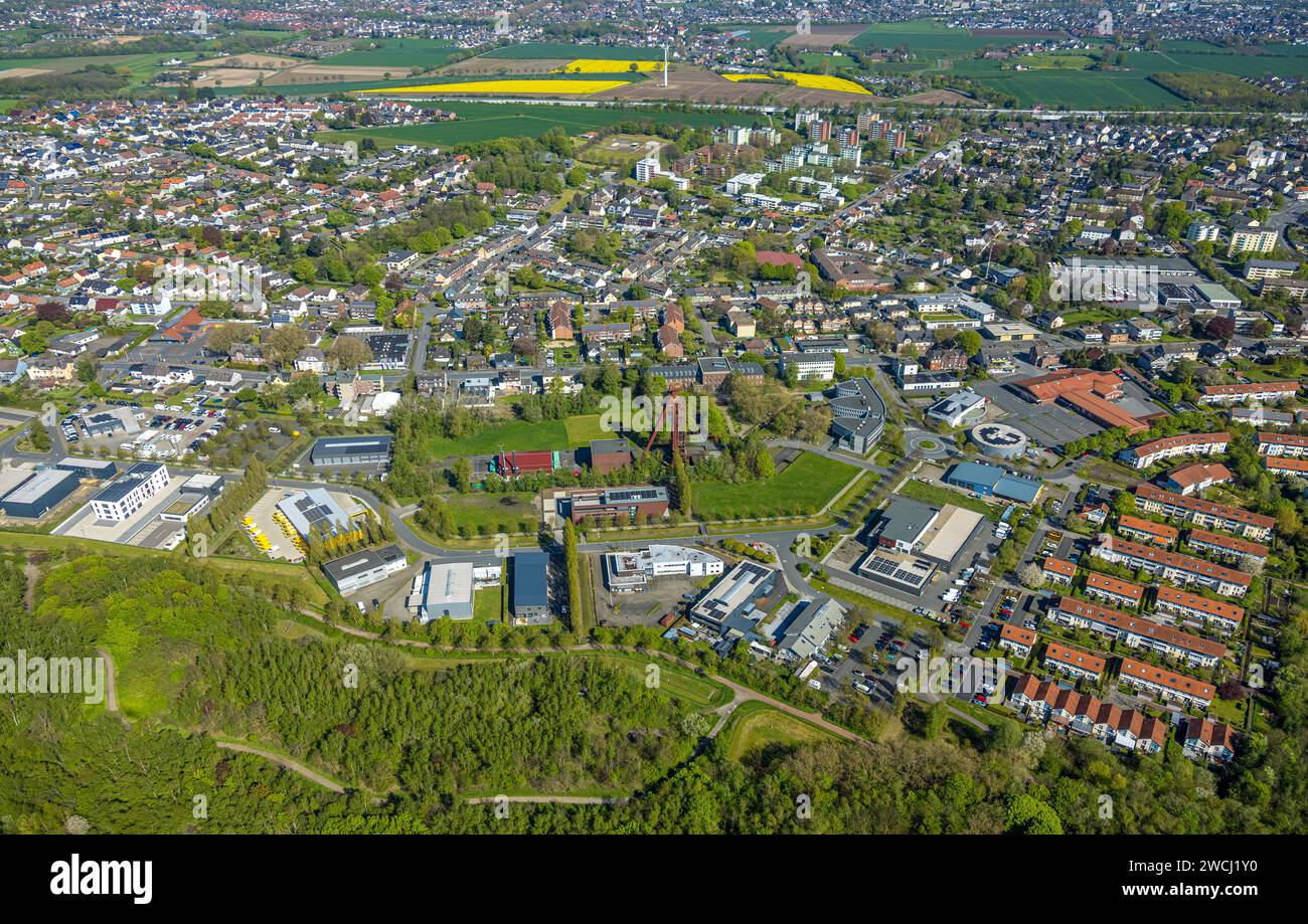 Aerial view, Technopark Kamen, Former Monopol Schacht Grillo colliery ...