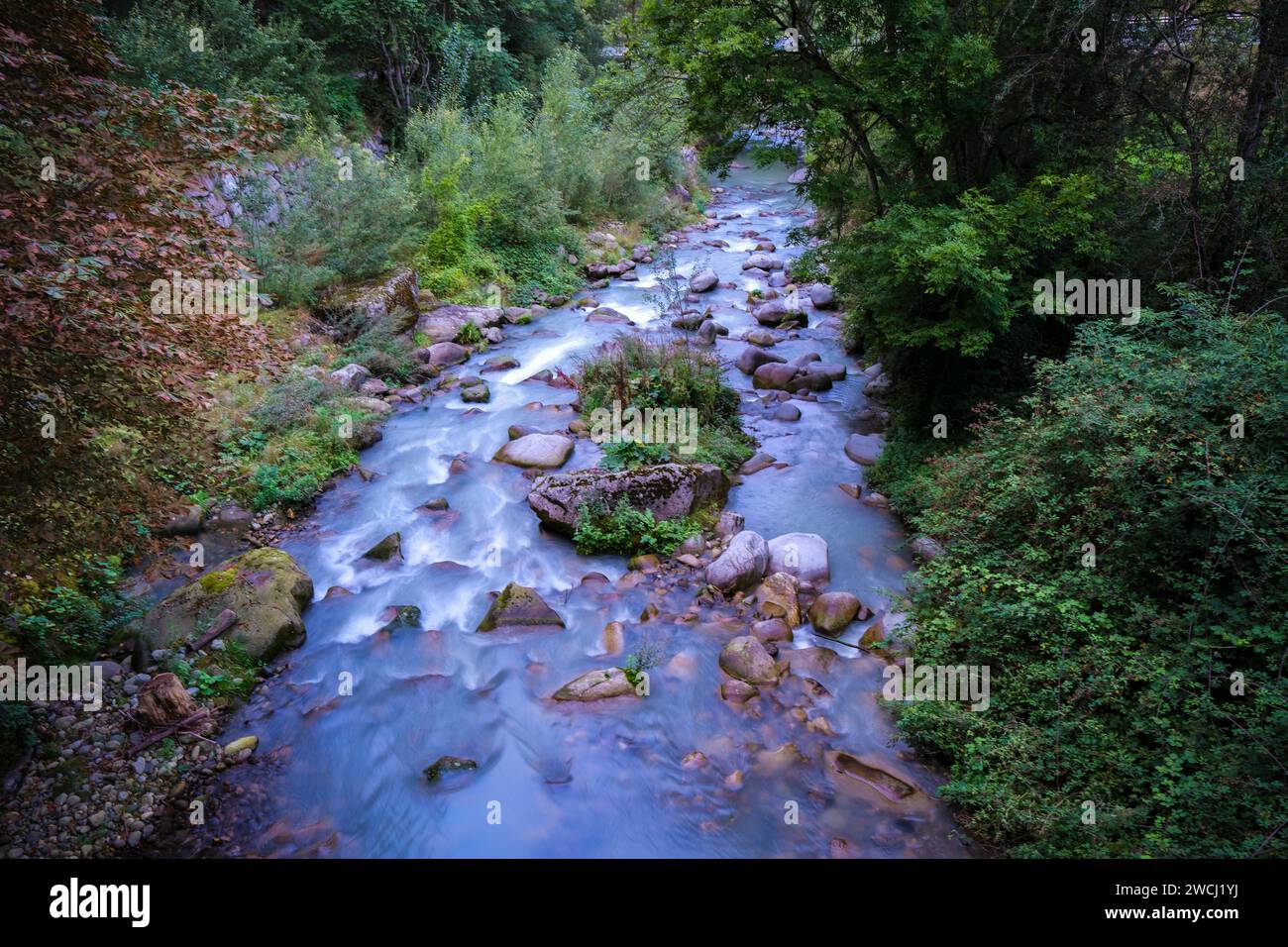 Boi, Aran Valley, Spain, Europe, forests, rivers, waterfalls, mountains ...