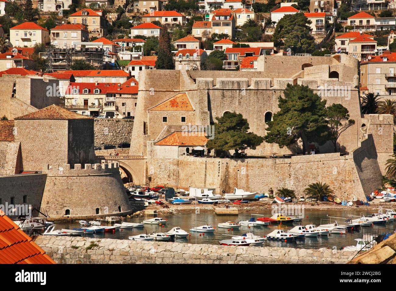 Port in Dubrovnik. Croatia Stock Photo - Alamy
