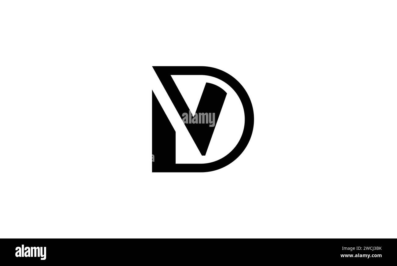 DV letter logo Design Stock Vector Image & Art - Alamy