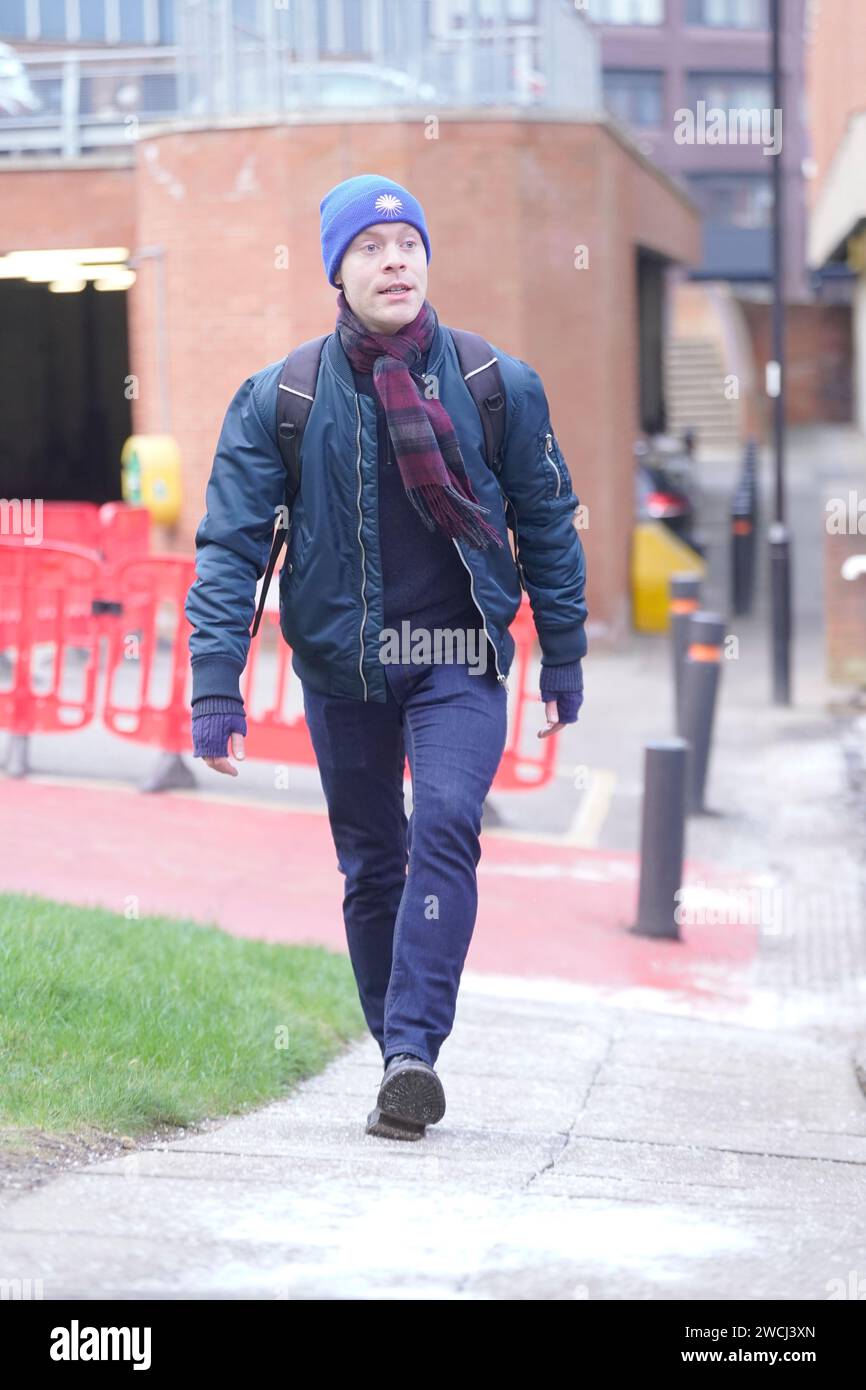 Just Stop Oil activist Eddie Whittingham arriving at Sheffield ...