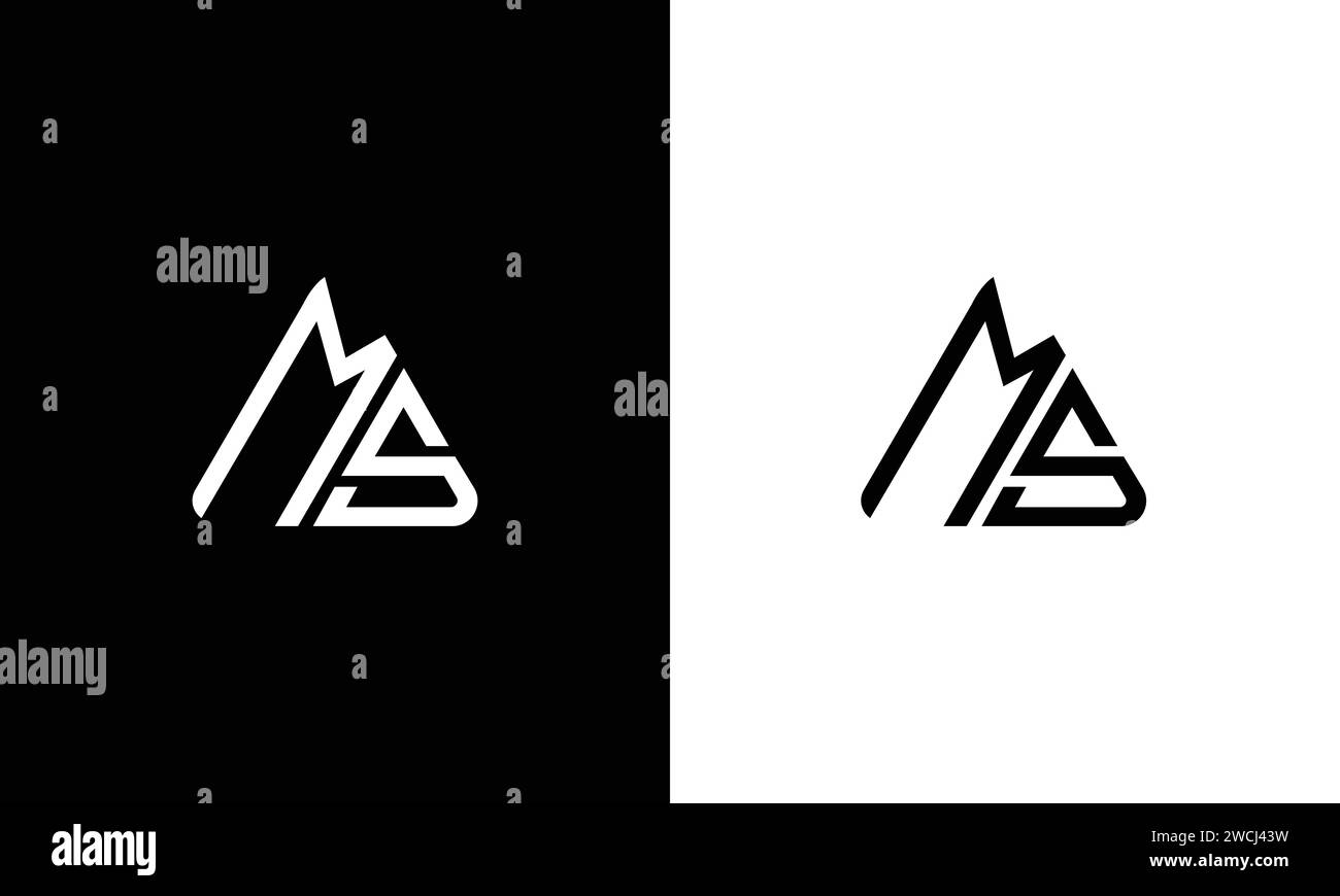 ms letter logo vector template Stock Vector Image & Art - Alamy