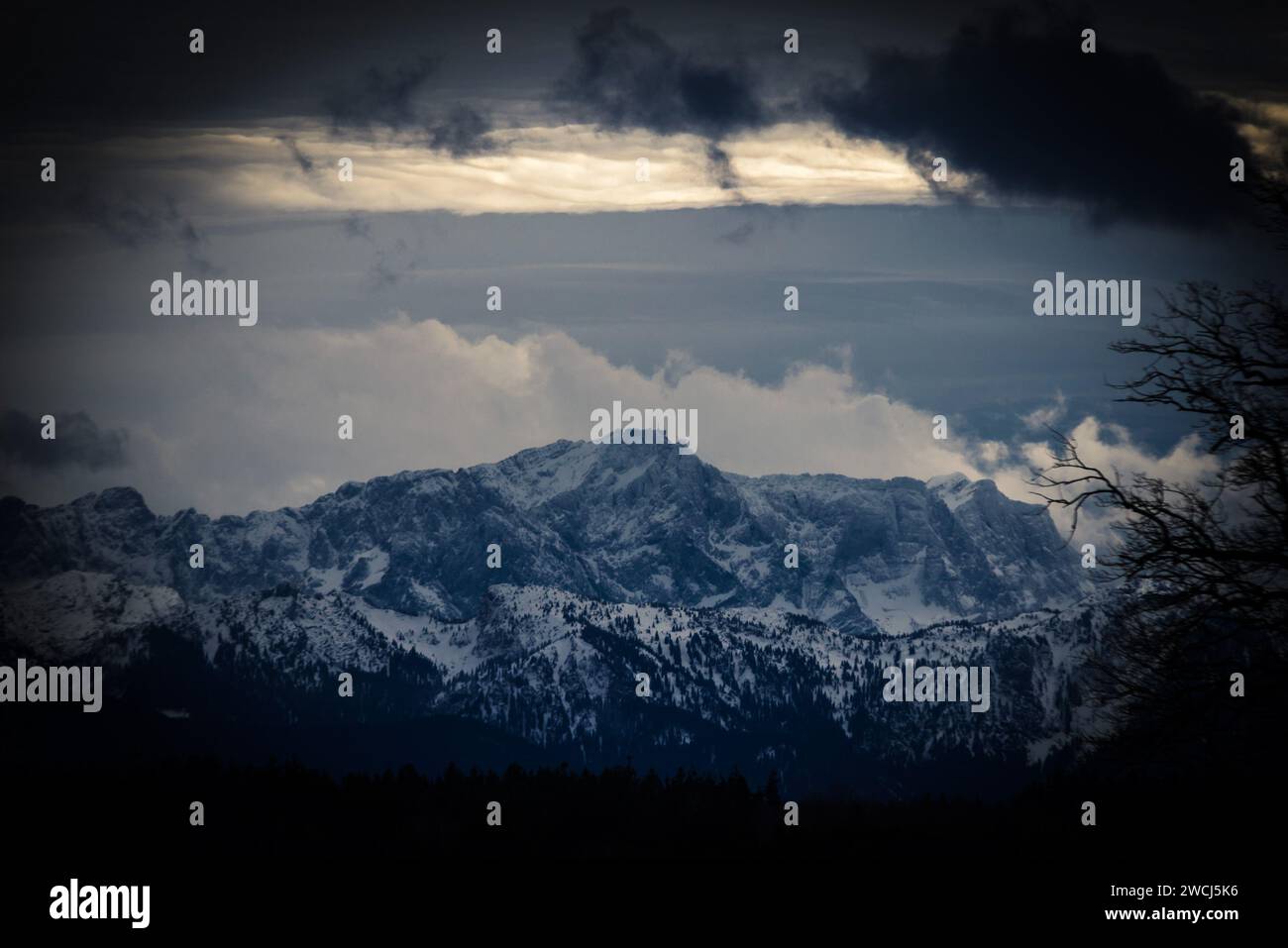 The wetterstein mountains of upper bavaria hi-res stock photography and images - Alamy