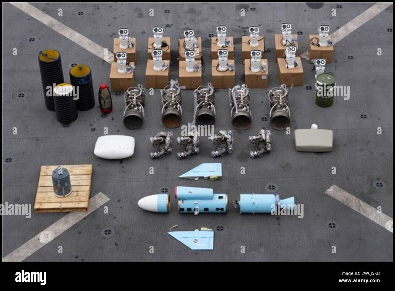 U.S. Navy SEALs operating from the USS LEWIS B PULLER (ESB 3) conducted ...