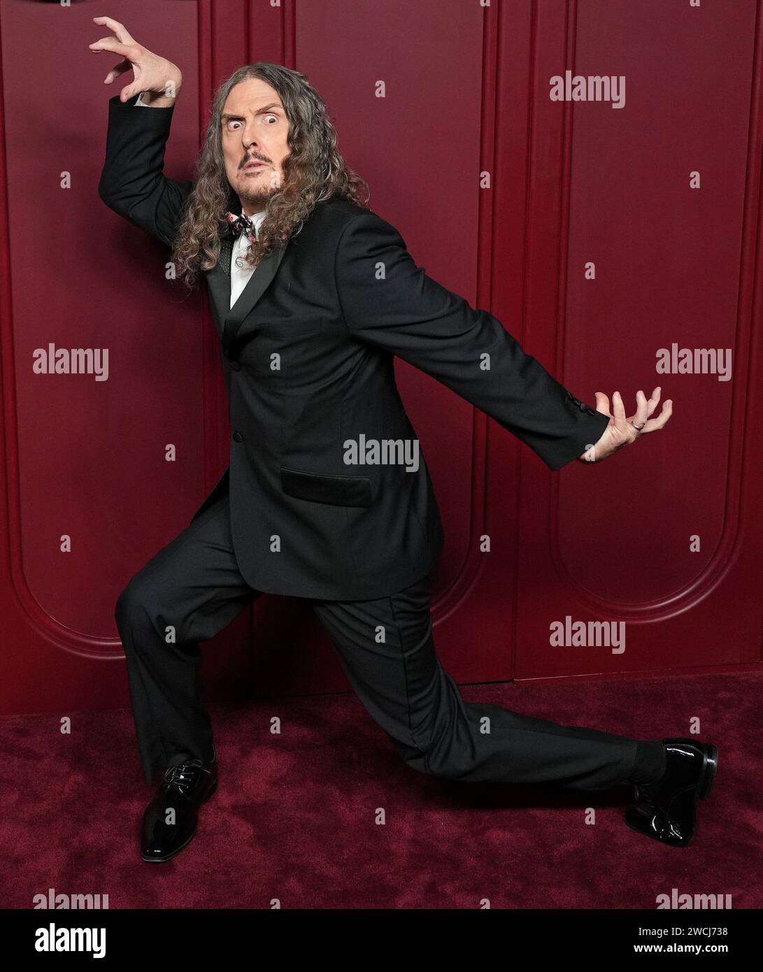 Los Angeles, USA. 15th Jan, 2024. Weird Al Yankovic arrives at the ...