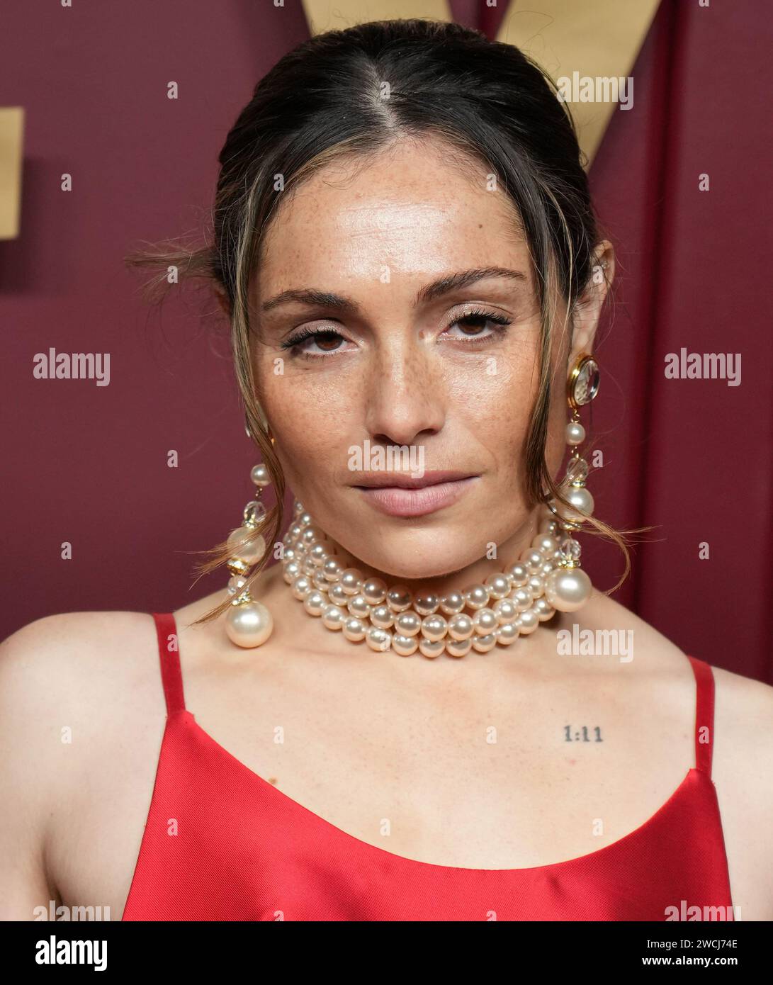 Los Angeles, USA. 15th Jan, 2024. Juliana Aiden Martinez arrives at the ...