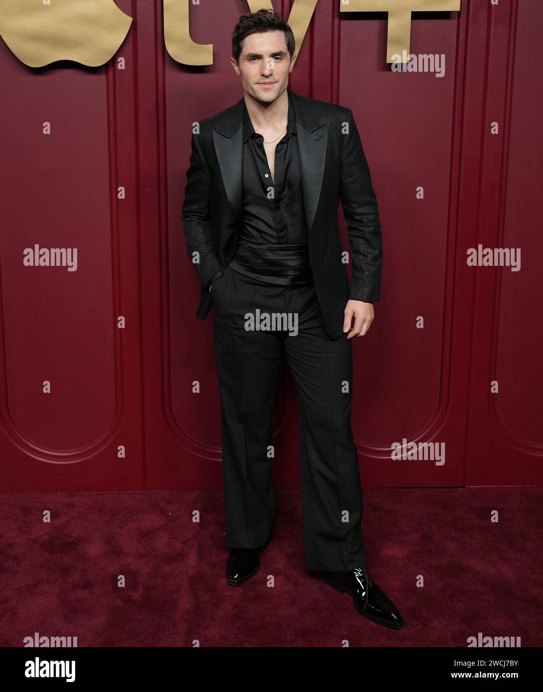 Phil Dunster arrives at the Apple TV+'s Primetime Emmy Party held at ...