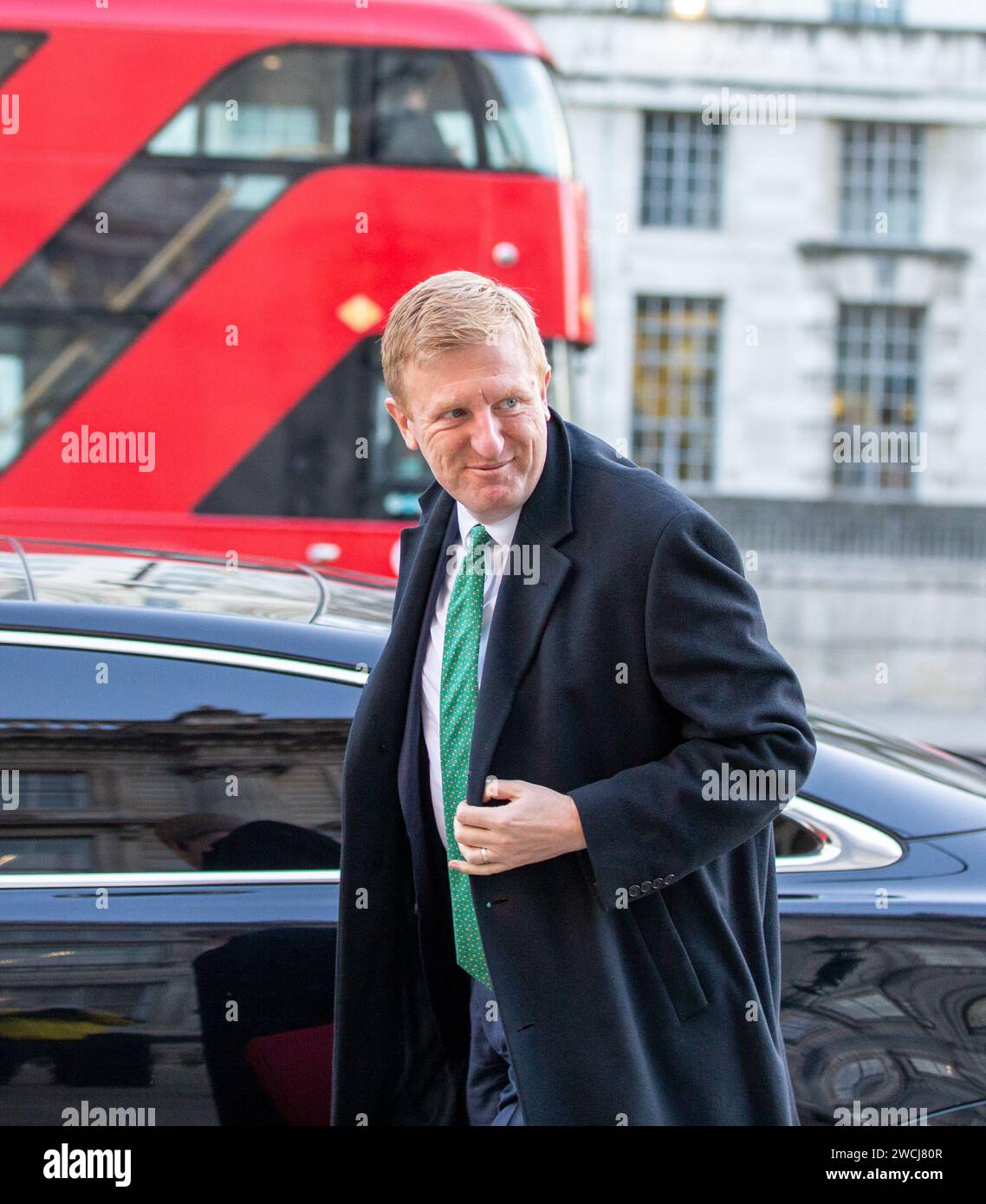 London, UK. 16th Jan, 2024. Deputy Prime Minister OLIVER DOWDEN Arrives ...
