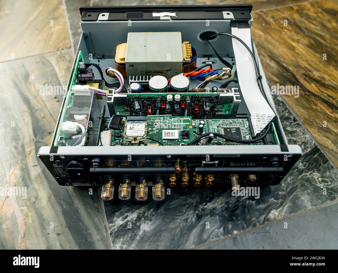 Munich, Germany - Sep 11, 2023: An image showing the inner components ...