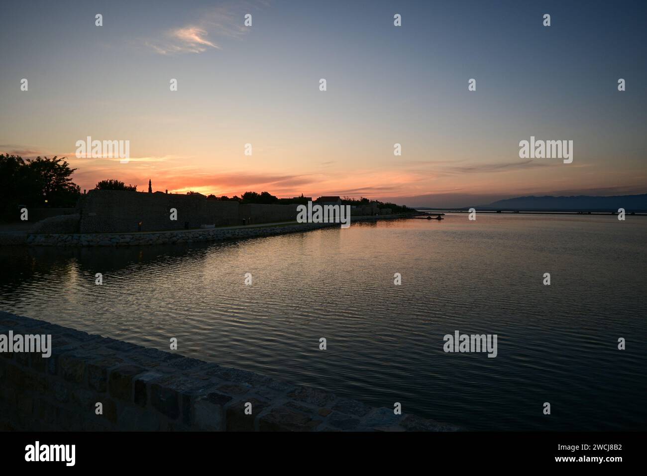 Aerial photography sunset and night view high hi-res stock photography ...