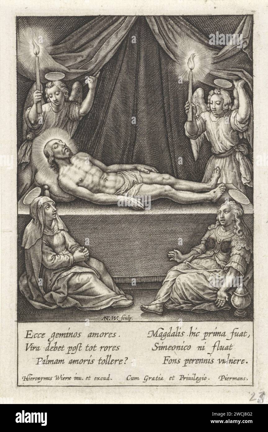 Obviously of Christ, Antonie Wierix (III), After Hieronymus Wierix, 1606 - Before 1619 print The ...