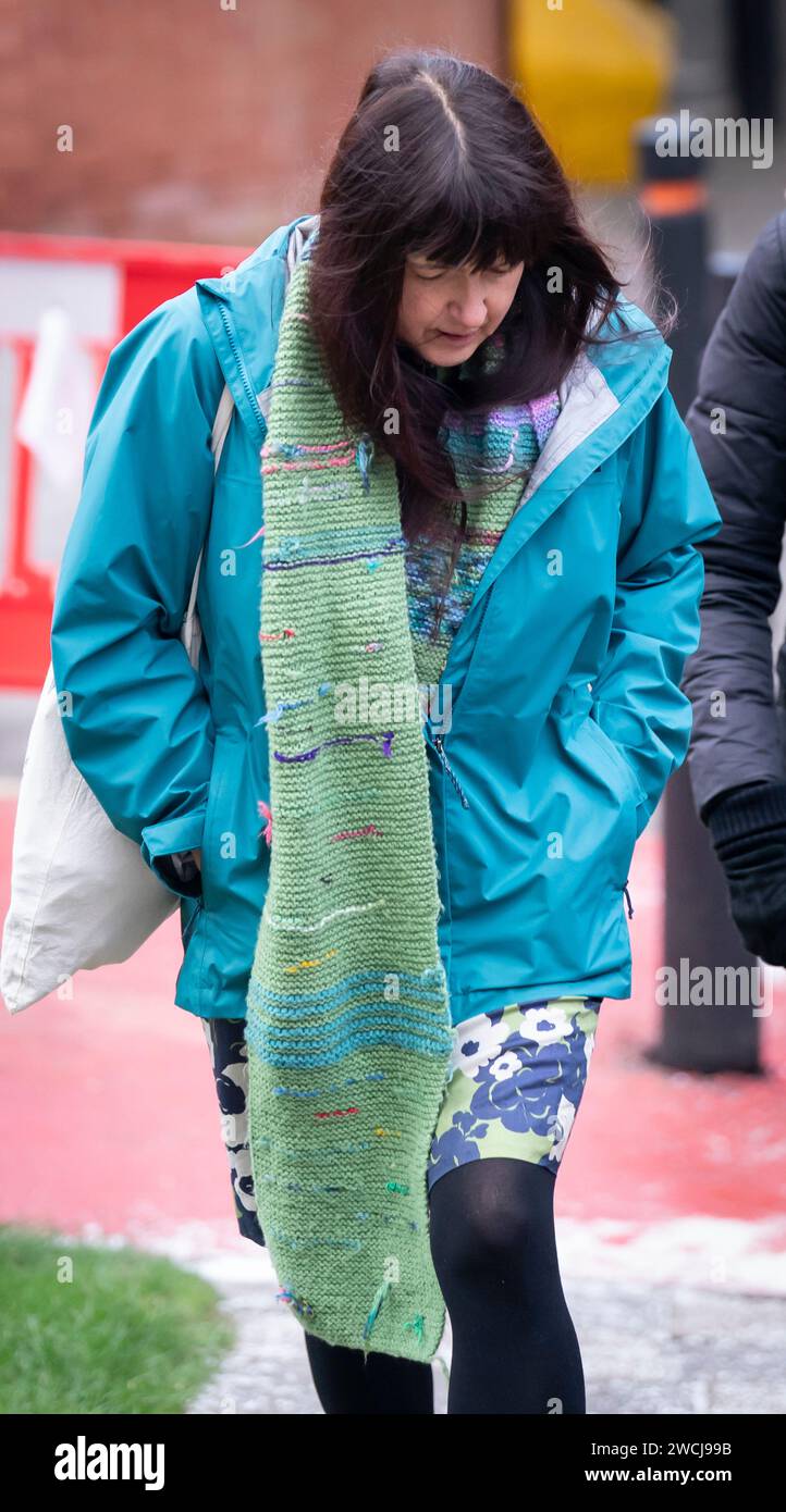 Just Stop Oil activist Margaret Reid arriving at Sheffield Magistrates ...