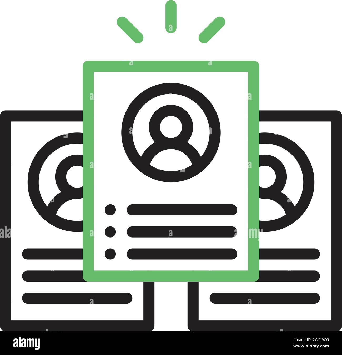 Candidate icon vector image Stock Vector Image & Art - Alamy