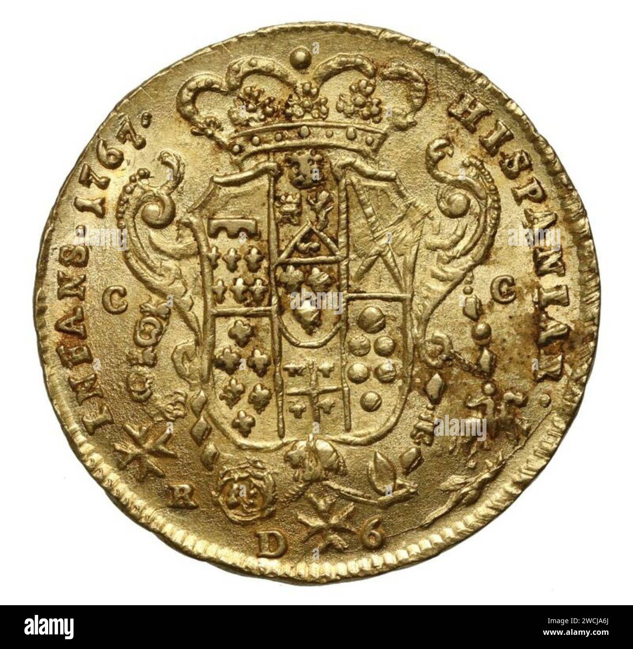 6 Ducati - Ferdinando IV of Naples & Sicily (1767) Bielik-coins 02 ...